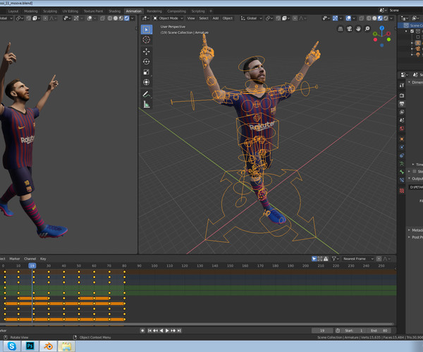 ArtStation - Lionel Messi | Game Assets