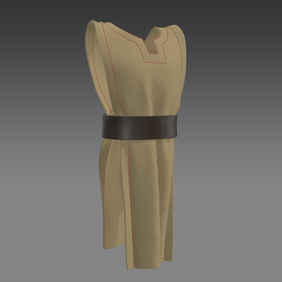 ArtStation - Tabard - Crusader - Marvelous Designer Resource | Resources