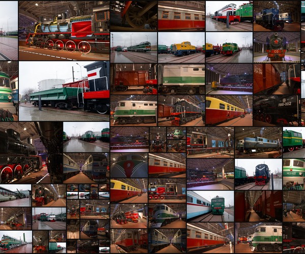 ArtStation - Trains, Reference Pack | Resources