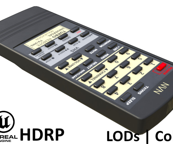 ArtStation - Game-ready Retro Remote Control | Game Assets