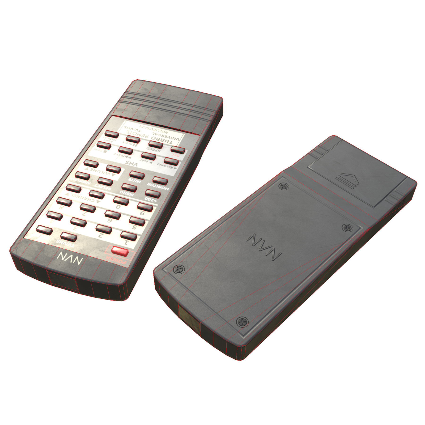 ArtStation - Game-ready Retro Remote Control | Game Assets