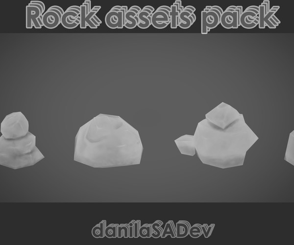 ArtStation - Rocks Assets Pack (Short Edition) | Resources