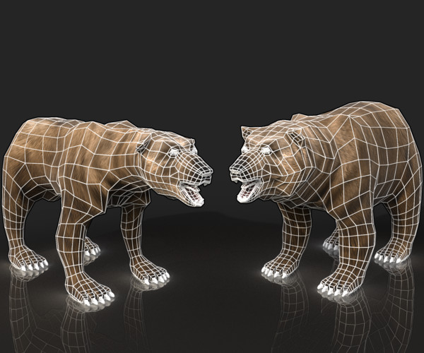 ArtStation - Bear Megapack 3D Model Collection | Resources