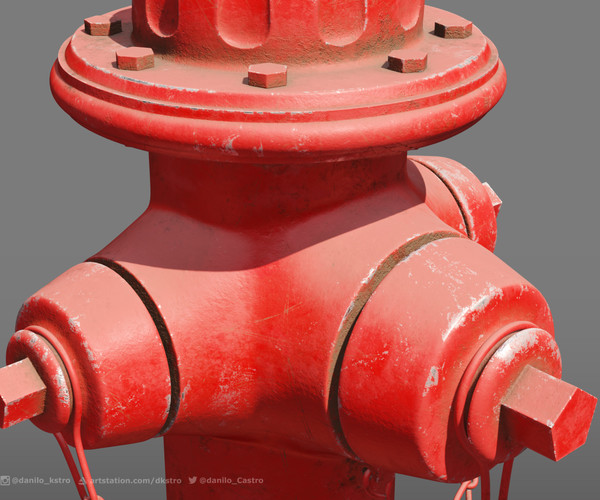 ArtStation - Hydrant | 3d Model | 4k Texture | Resources