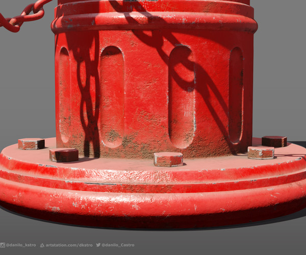 ArtStation - Hydrant | 3d Model | 4k Texture | Resources