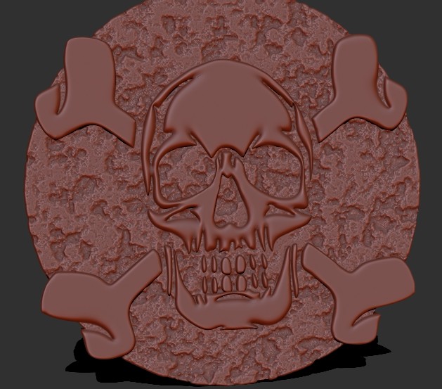 ArtStation - Custom Crossbones skull prop | Resources