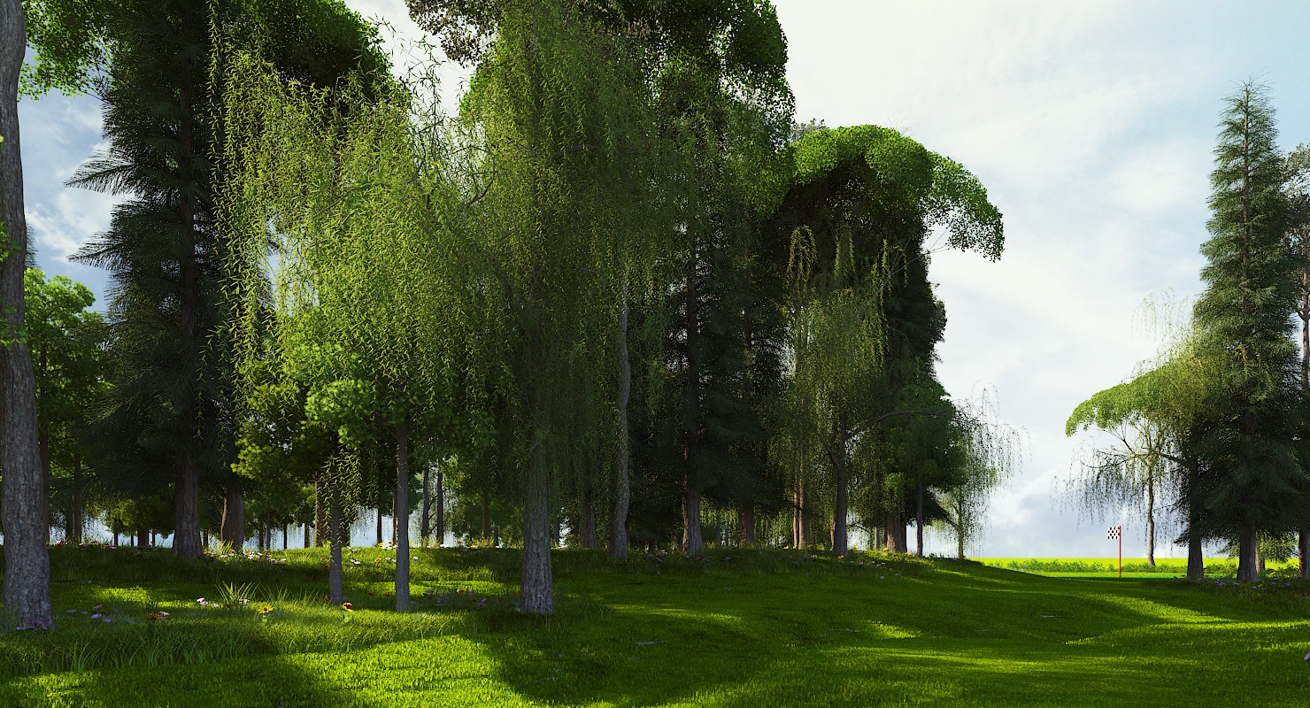 ArtStation - Golf Course 01 | Game Assets