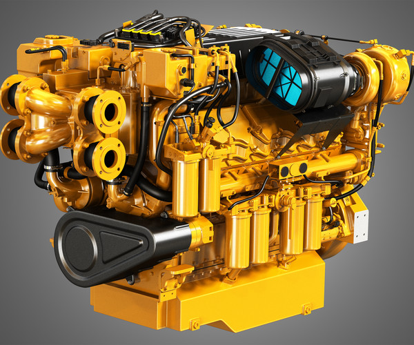 ArtStation - C32 Acert Engine | Resources