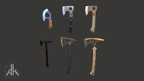 ArtStation - Axes Pack | Game Assets