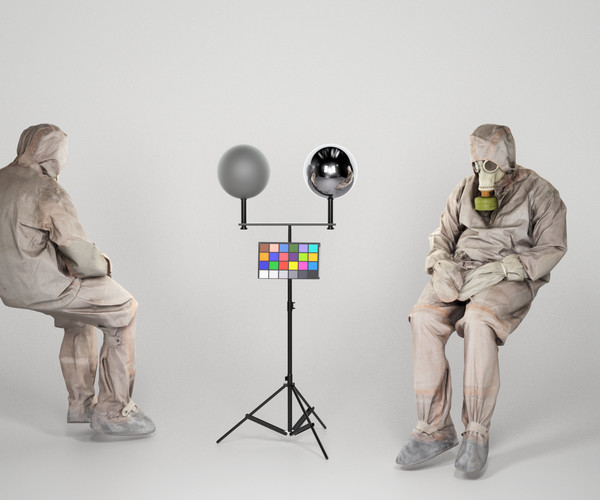 ArtStation - Soviet Liquidator of nuclear accident of Chernobyl sitting ...