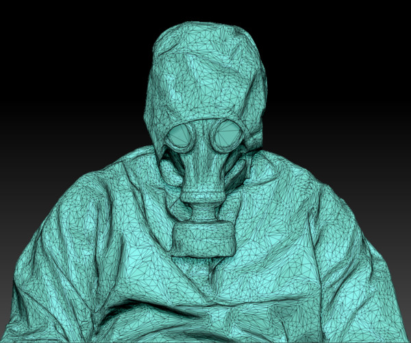 ArtStation - Soviet Liquidator of nuclear accident of Chernobyl sitting ...