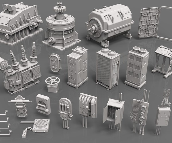 ArtStation - Factory Units 1 - 20 pieces | Resources