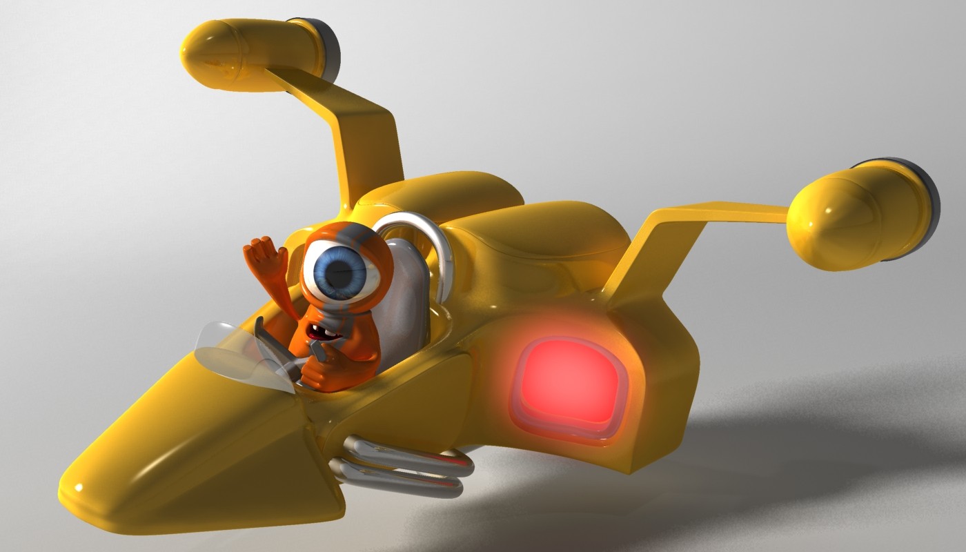 ArtStation - Orange Alien Rigged | Resources