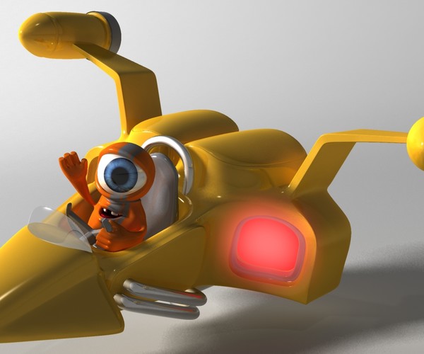 ArtStation - Orange Alien Rigged | Resources