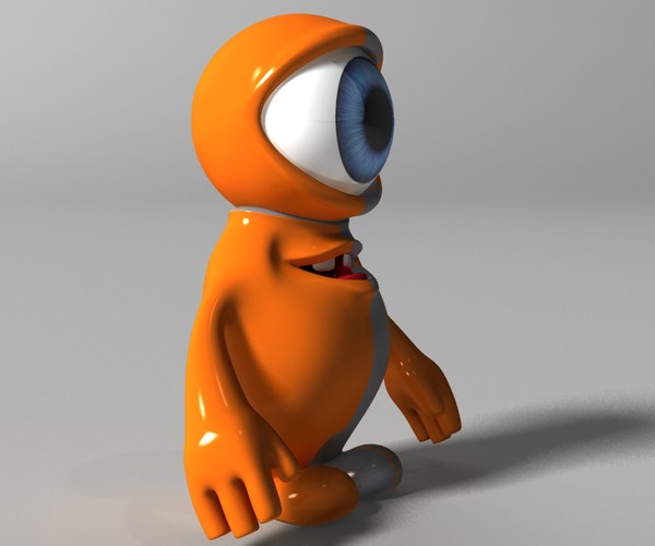 ArtStation - Orange Alien Rigged | Resources
