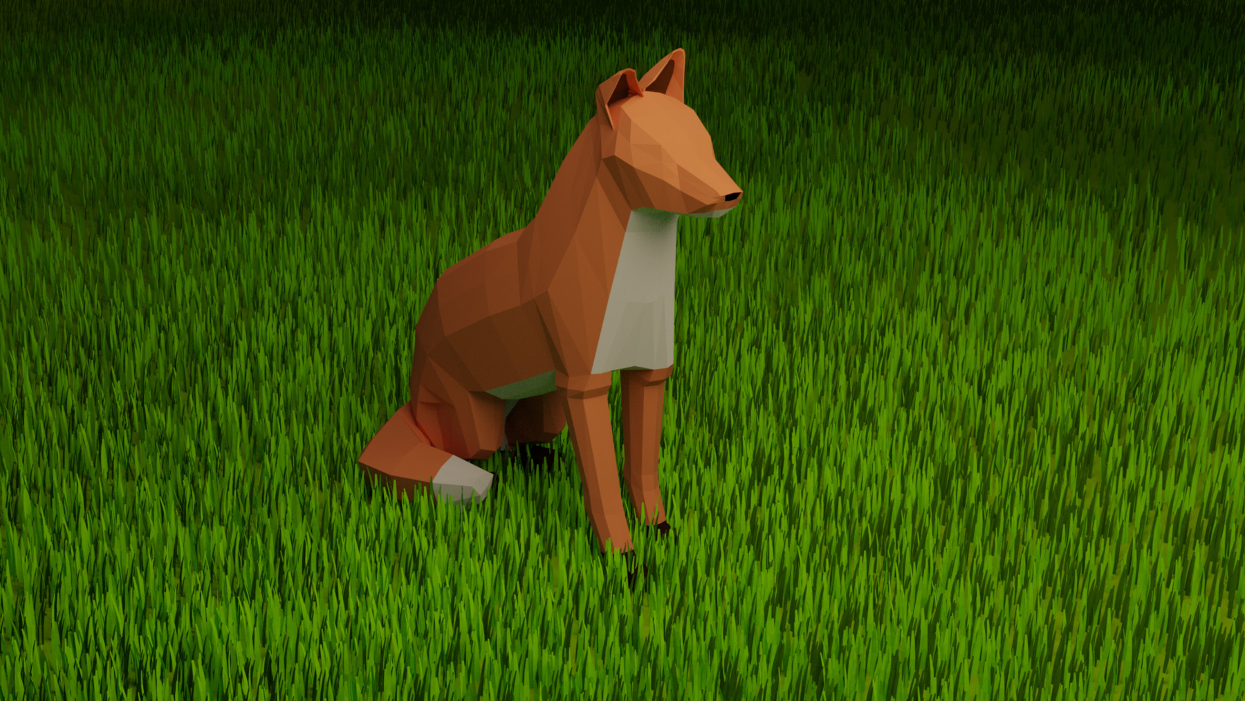 ArtStation - Low poly fox | Resources