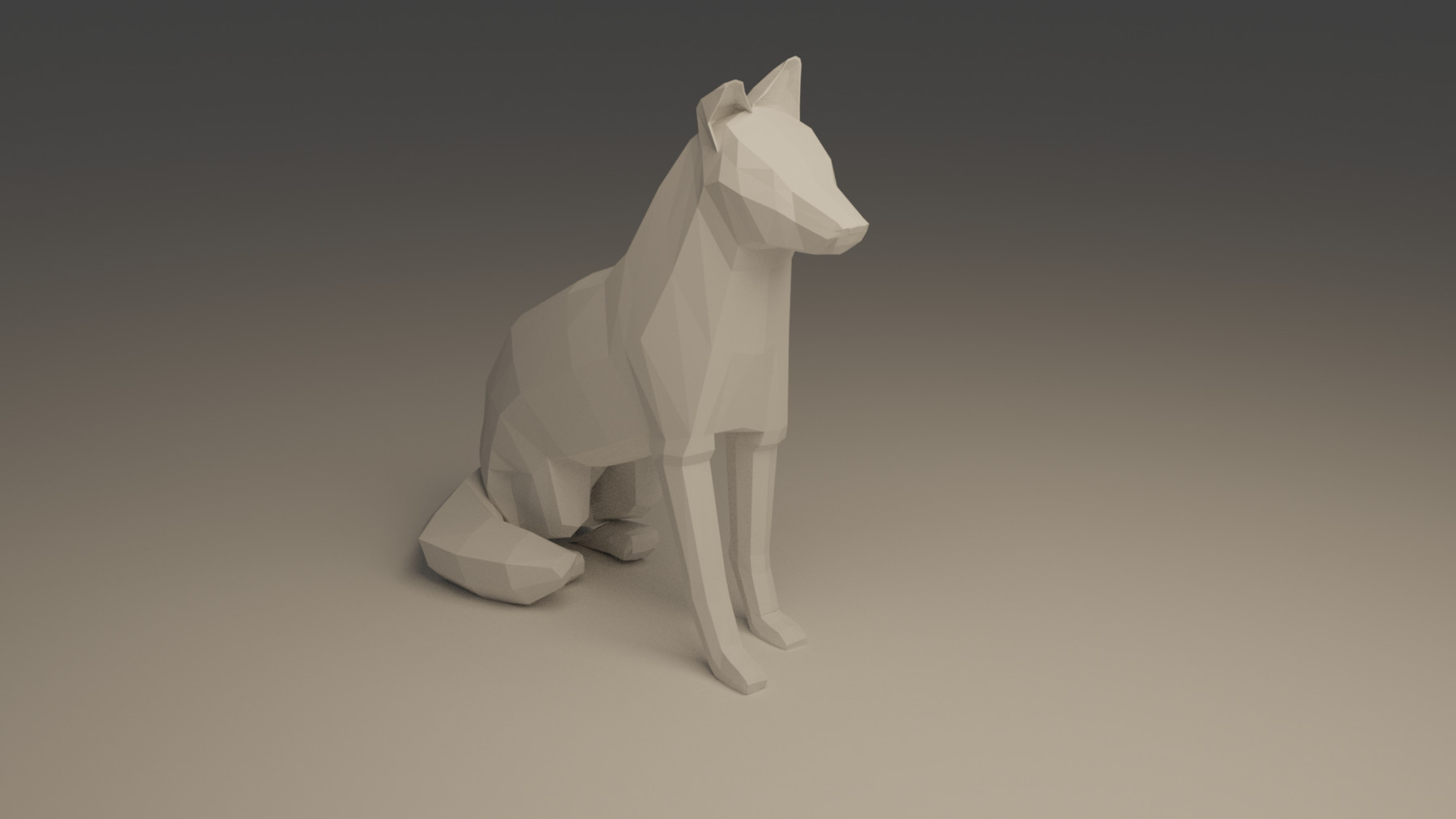 ArtStation - Low poly fox | Resources