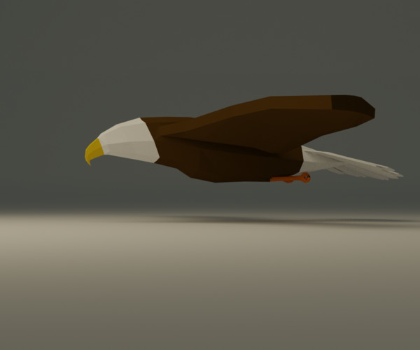 ArtStation - Low poly eagle | Resources