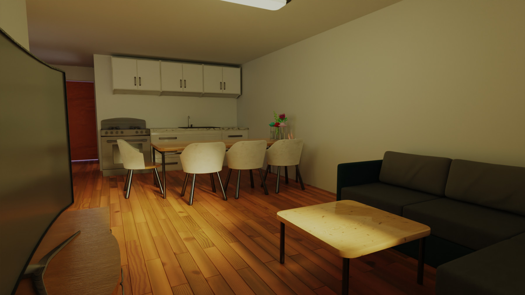 ArtStation - Realistic House Interior (Blend file) | Resources