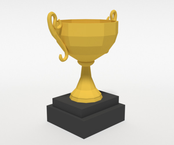 ArtStation - Low Poly Cartoon Trophy | Resources
