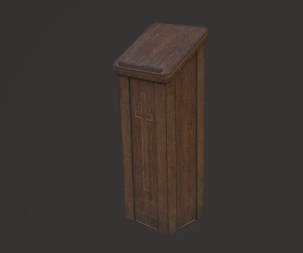 ArtStation - Old Church Game Props | Game Assets