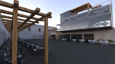 ArtStation - Revit Restaurant & Cafe | Resources