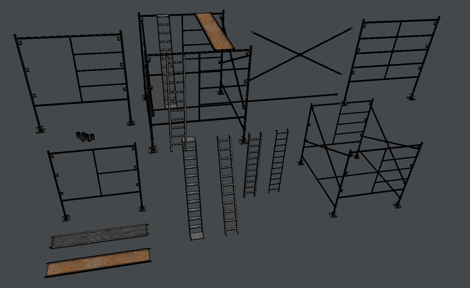 ArtStation - Construction Details Modular Pack | Game Assets