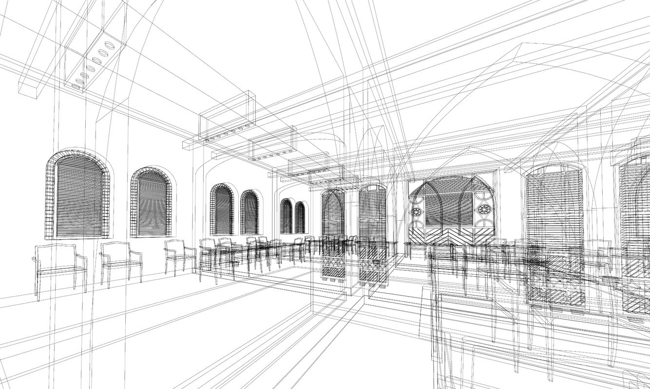 ArtStation - 3D Revit Arabian Design Restaurant | Resources