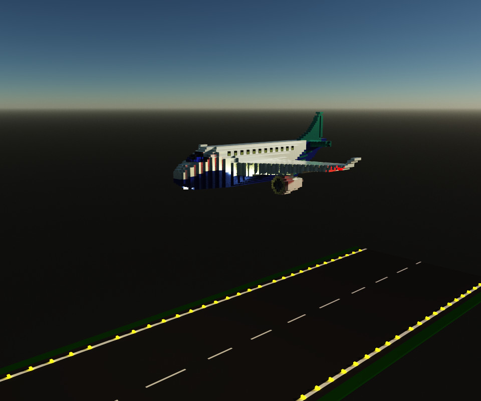 ArtStation - Voxel Airplane | Game Assets