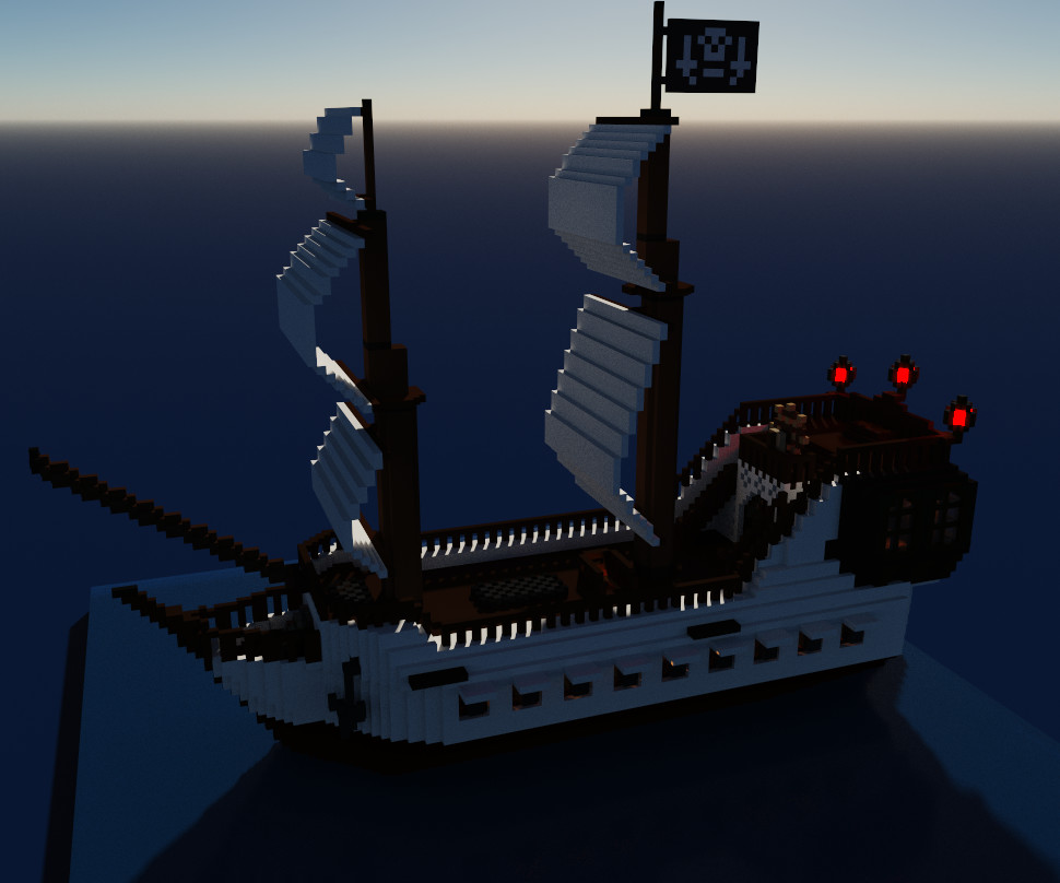 ArtStation - Voxel Pirate Ship | Game Assets