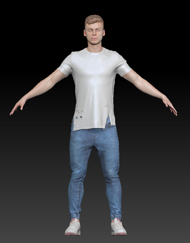ArtStation - Charming man in A-pose 60 | Resources