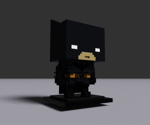 ArtStation - Voxel Batman | Game Assets