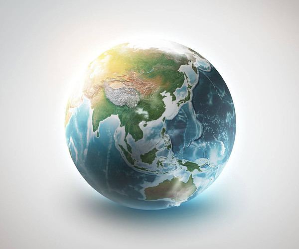 ArtStation - HD Earth 3D World for Adobe Photoshop | Resources