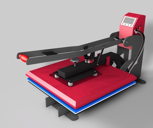 ArtStation - Flatbed Heat Press Machine 3D Model | Resources