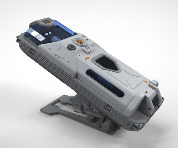 ArtStation - sci fi cryogenic capsule | Resources