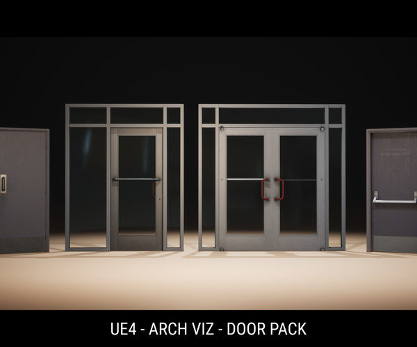 ArtStation - [UE4] Arch Viz - Door Pack | Resources