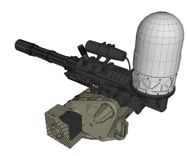 ArtStation - turret 4 | Resources