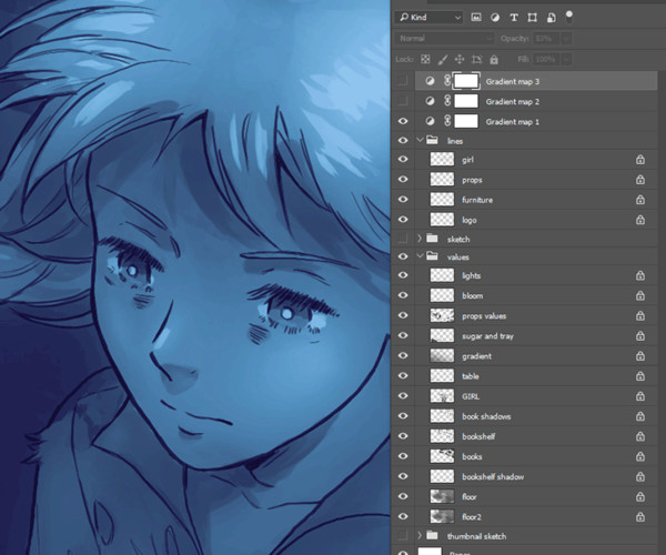 ArtStation - Paranormal Interview Photoshop file (PSD) | Artworks