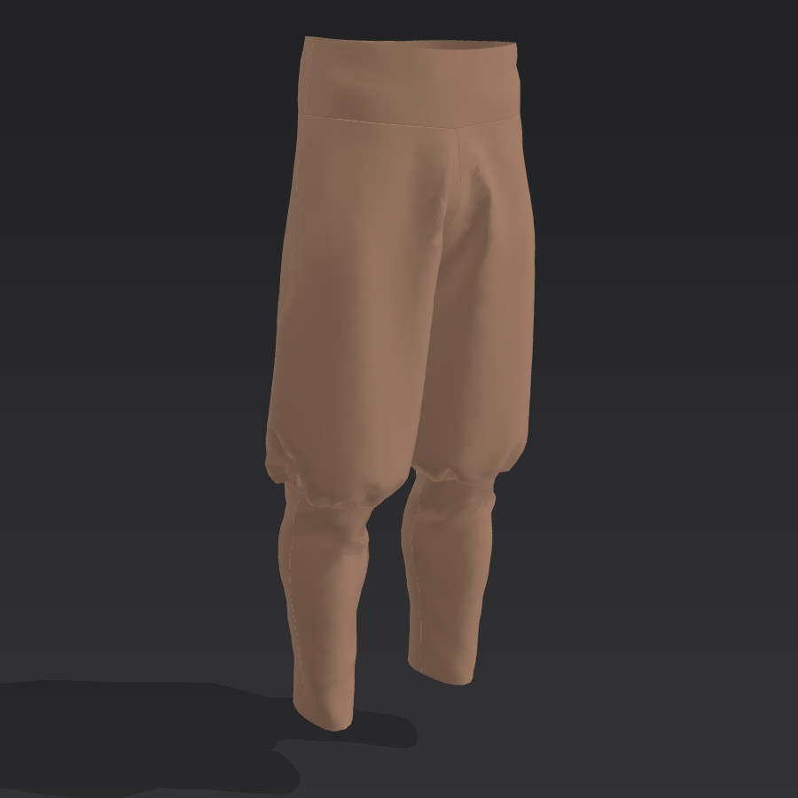 ArtStation - Trousers - Riding - Marvelous Designer Resource | Resources