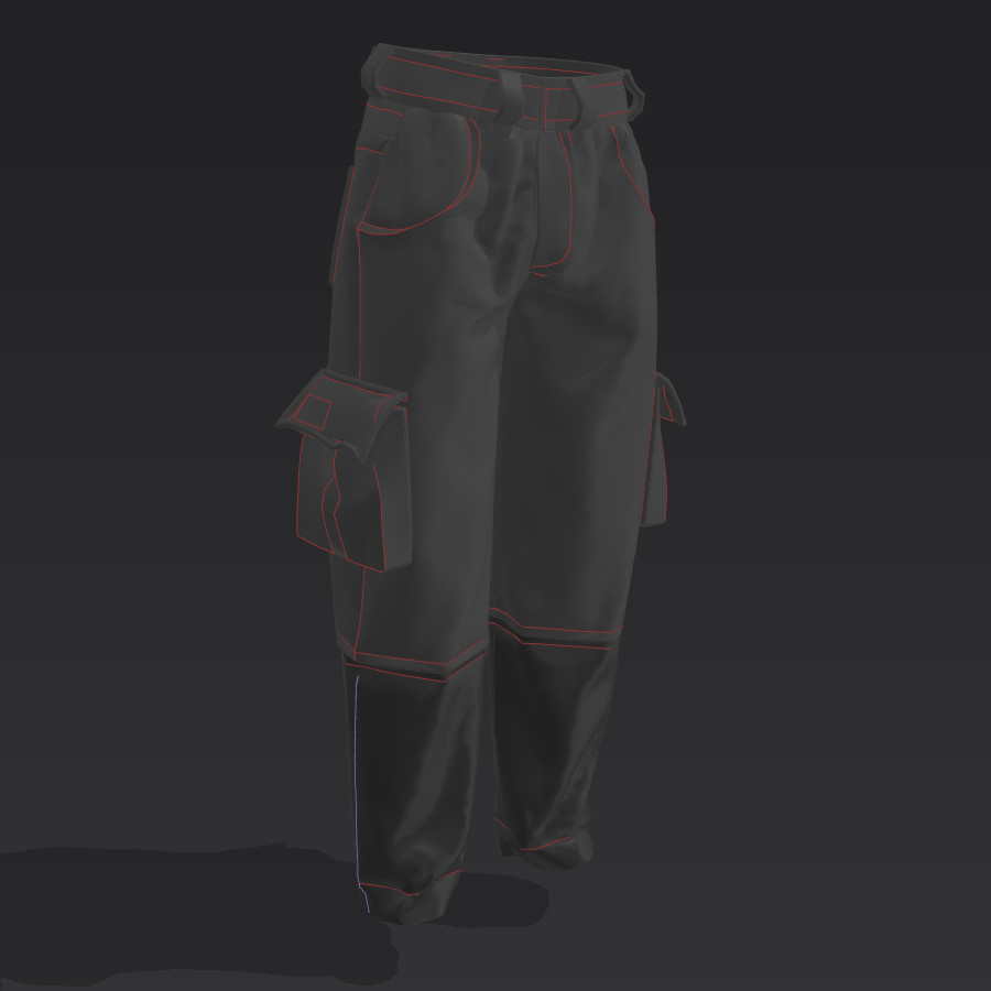 ArtStation - Trousers - Military - Marvelous Designer Resource | Resources