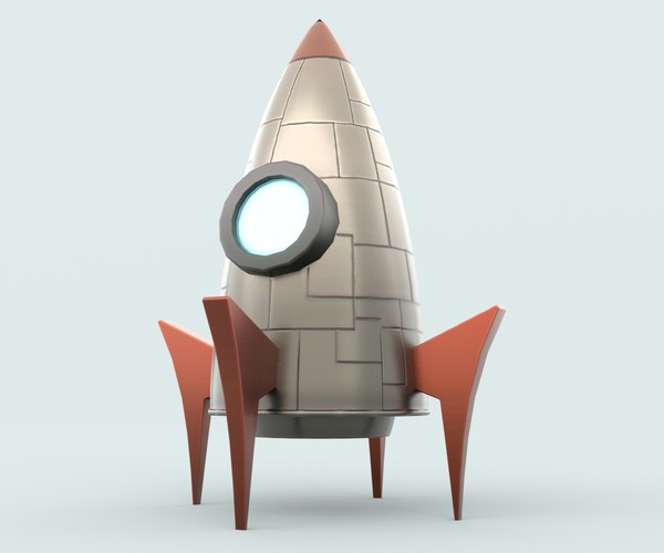 ArtStation - Cartoon Rocket | Resources