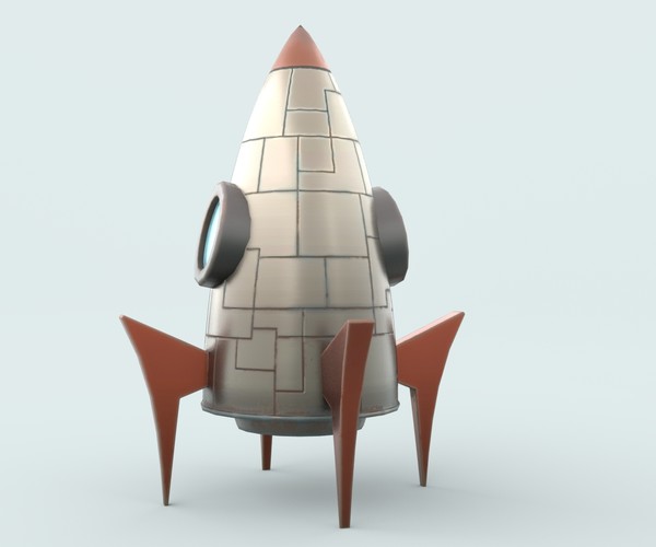 ArtStation - Cartoon Rocket | Resources