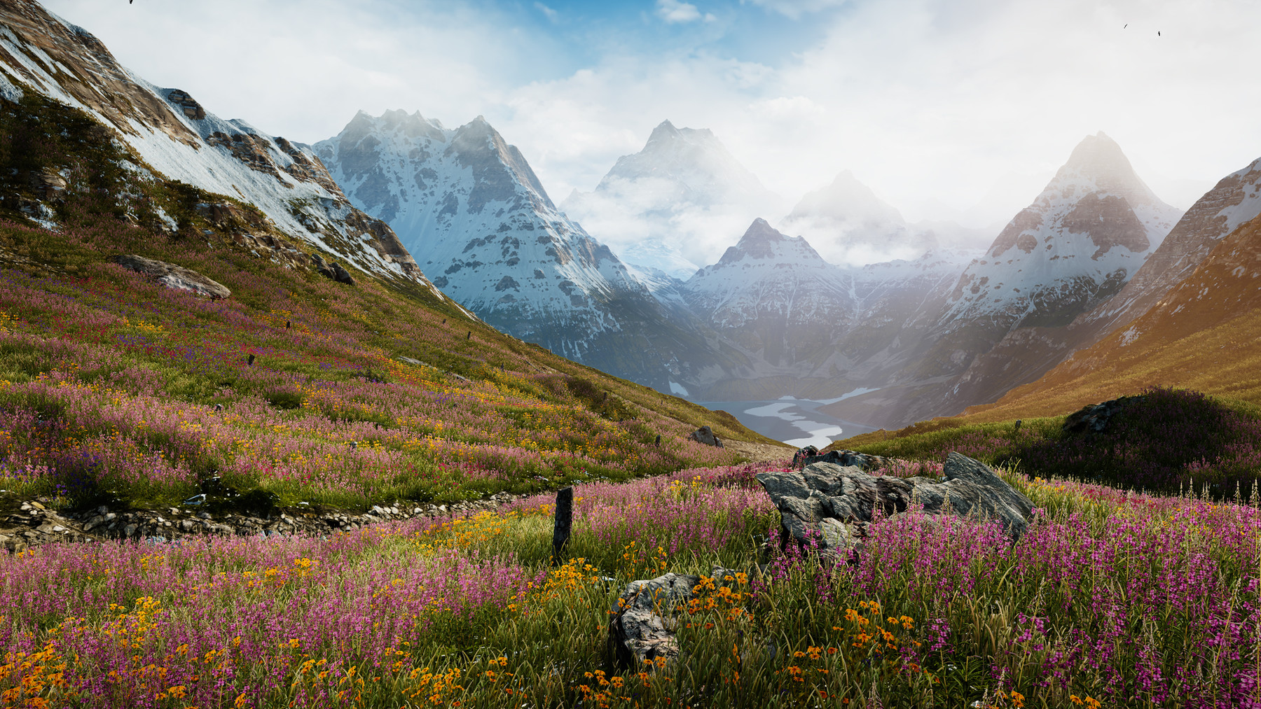 ArtStation - Alpine Lake Environment - Unity 2017+ Projects | Game Assets