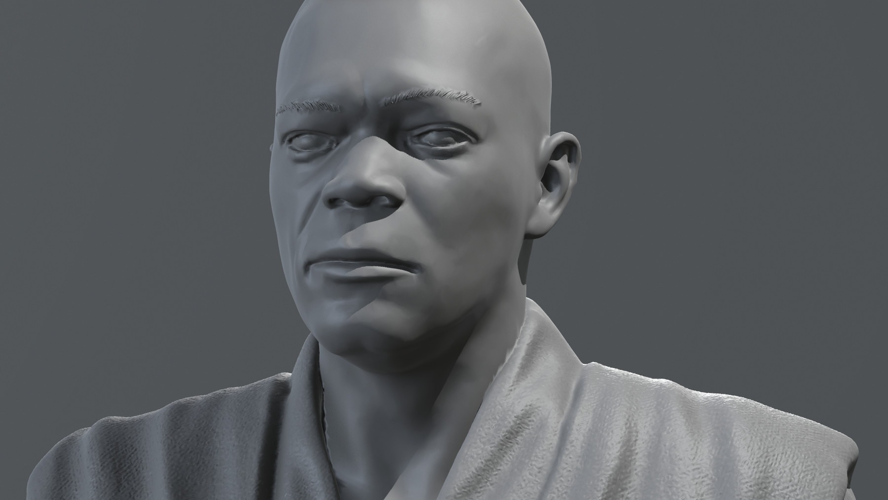 ArtStation - Samuel L. Jackson - Mace Windu - Star Wars | Resources