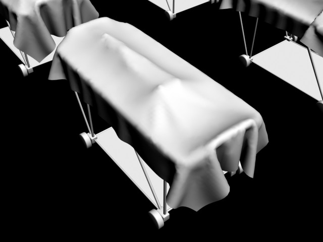 ArtStation - corpse stretcher 3D model | Resources