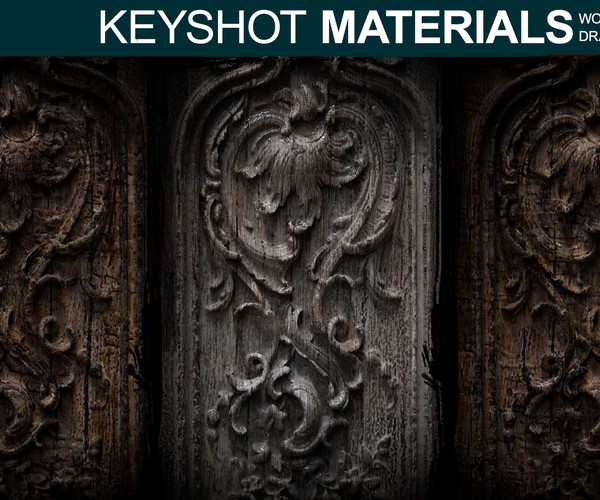 ArtStation - Wood materials 2 - For Keyshot | Resources