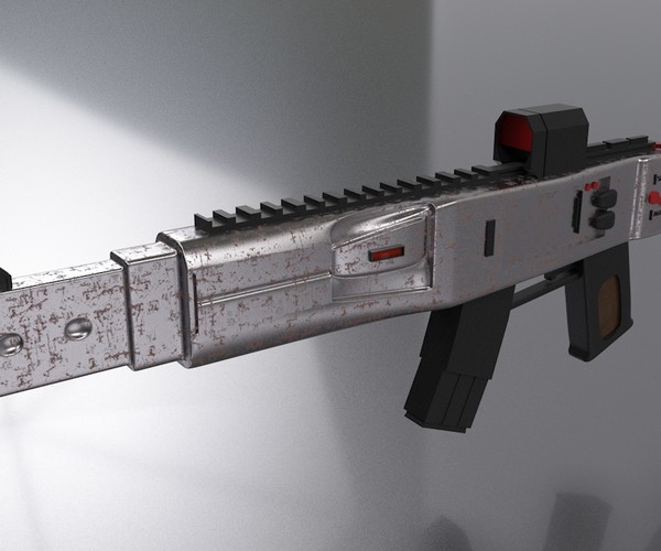 ArtStation - Low Poly Machine Gun for games | Resources