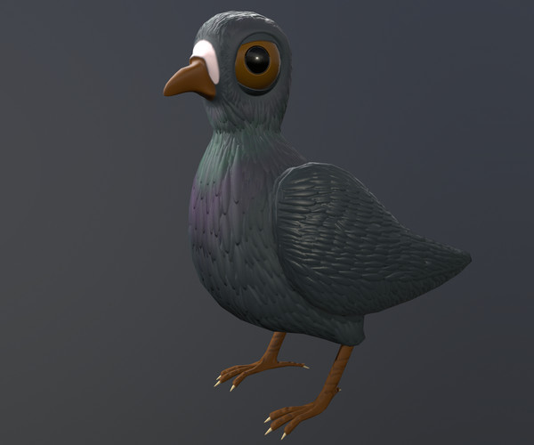 ArtStation - Stylized Cartoon Pigeon | Resources