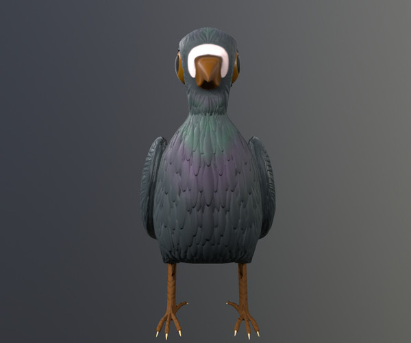ArtStation - Stylized Cartoon Pigeon | Resources
