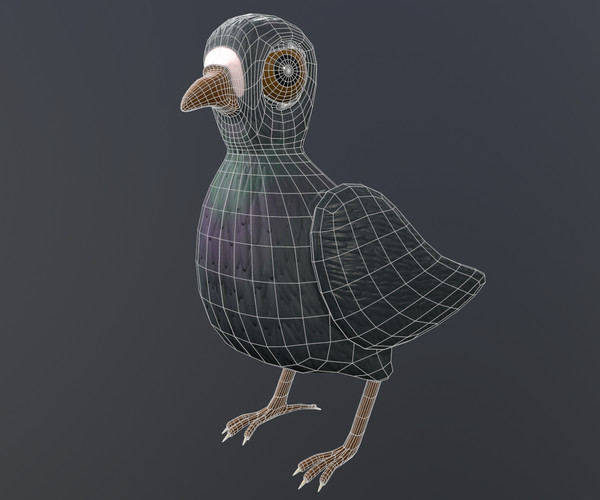 ArtStation - Stylized Cartoon Pigeon | Resources